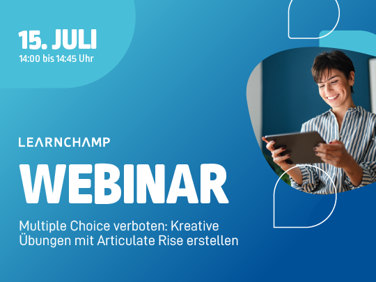 Multiple Choice verboten | Kostenloses Webinar